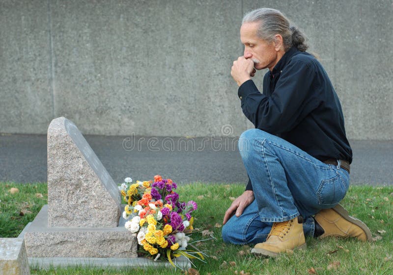 Woman standing at grave stock image. Image of passed - 38601503