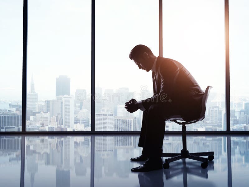 Man sitting in office stock image. Image of people, architecture - 59264115