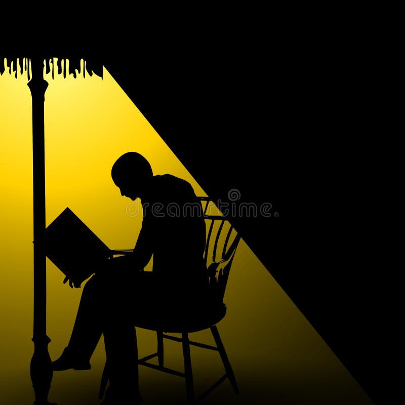 Man Sitting Alone Reading 744 Man Reading Alone Back Images, Stock
