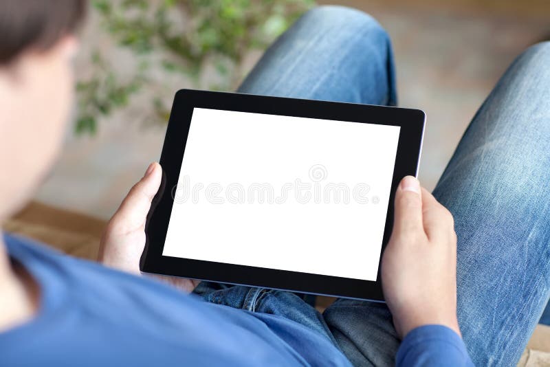 Man Sitting Car Holding Phone with Interface Nav Stock Photo - Image of ...