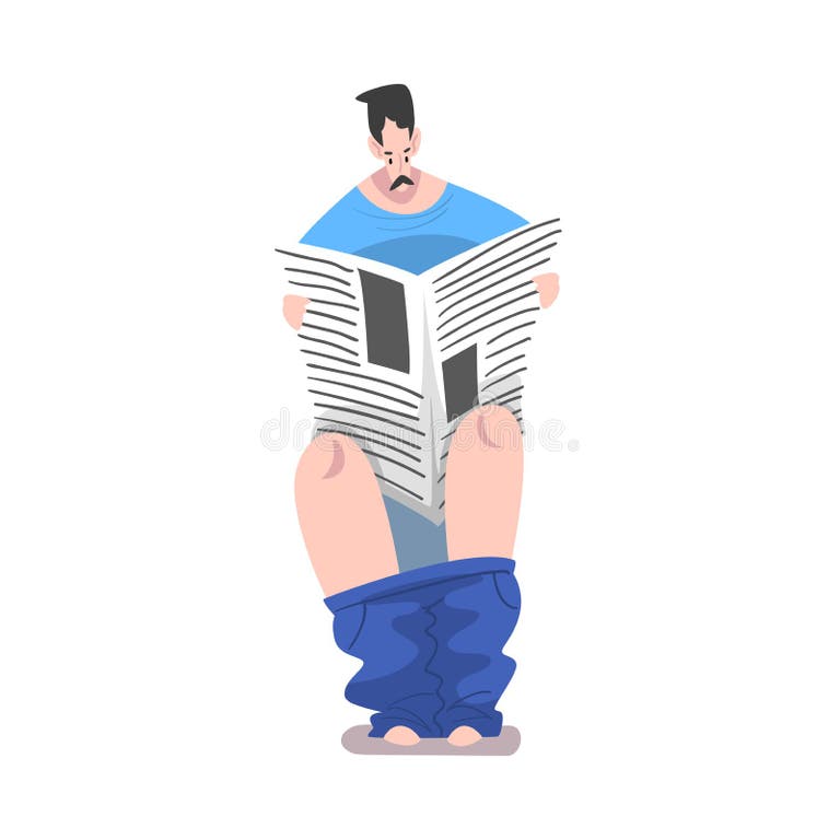 Man Sitting Toilet Reading Newspaper Stock Illustrations – 47 Man ... Man Sitting Toilet Reading Newspaper Stock Illustrations – 47 Man ...