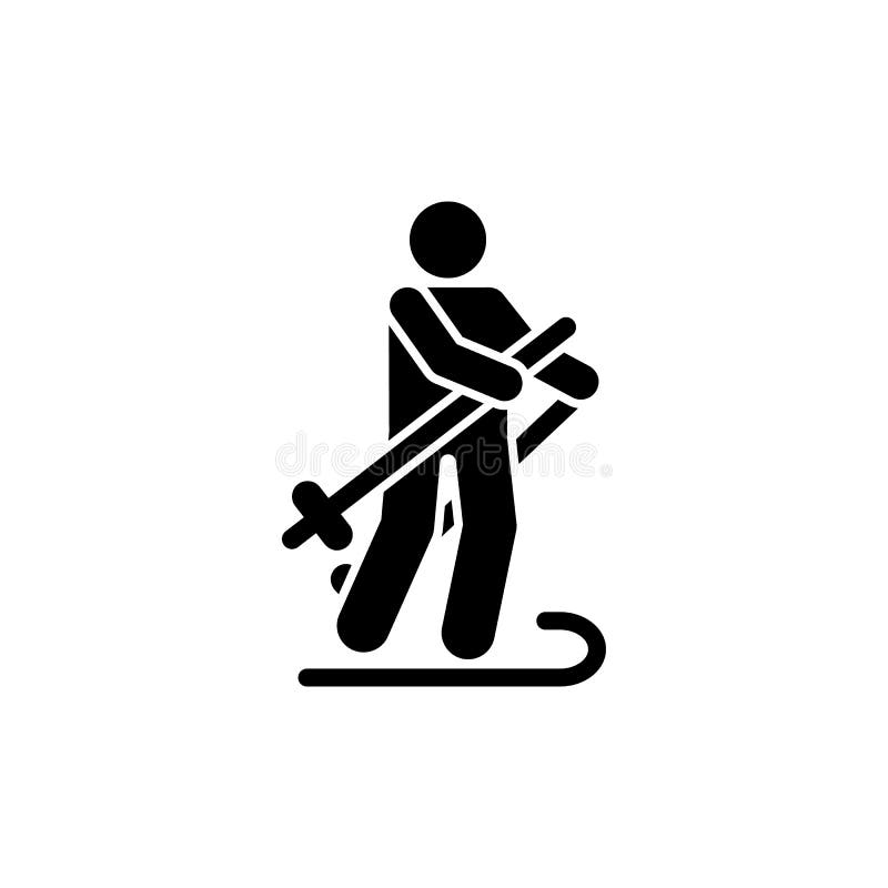 Man Ski Snow Adventure Alpine Icon. Element of Pictogram Adventure ...