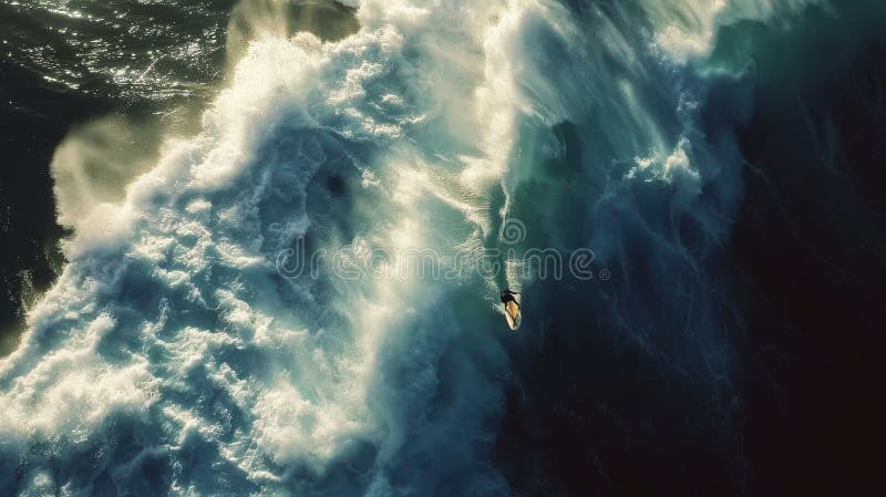 Man Riding Wave on Surfboard Stock Photo - Image of ocean, summer ...