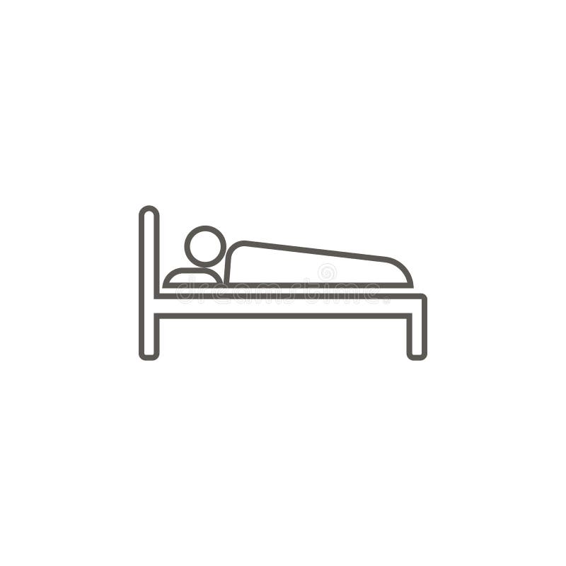 Man, Sleep Vector Icon. Simple Element Illustration from Map and ...