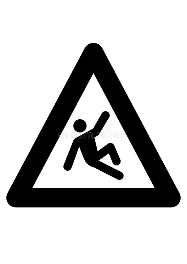 Man slipping icon stock illustration. Illustration of icon - 7710015