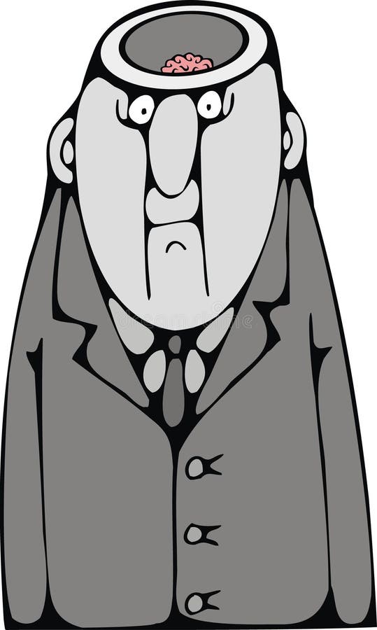 Man Small Brain Stock Illustrations – 1,143 Man Small Brain Stock ...