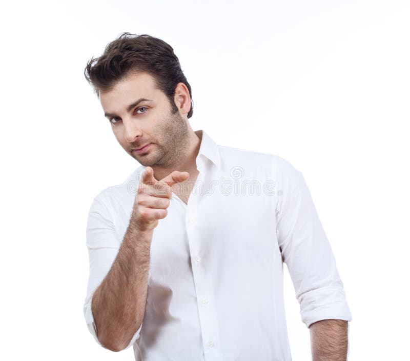 Attractive Young Man Holding a Thermometer and Sweating Stock Image ...