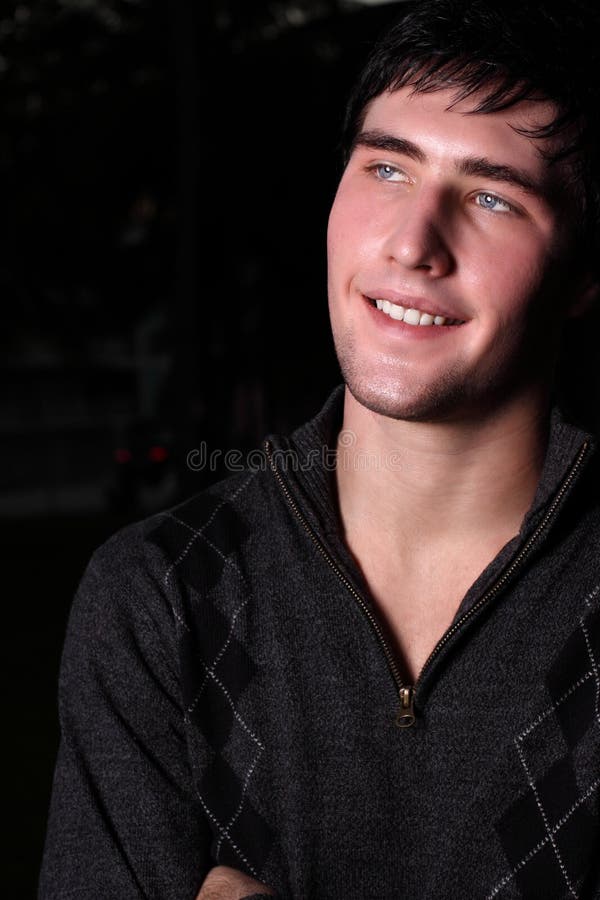 Man smiling stock photo. Image of caucasian, beautiful - 7169872