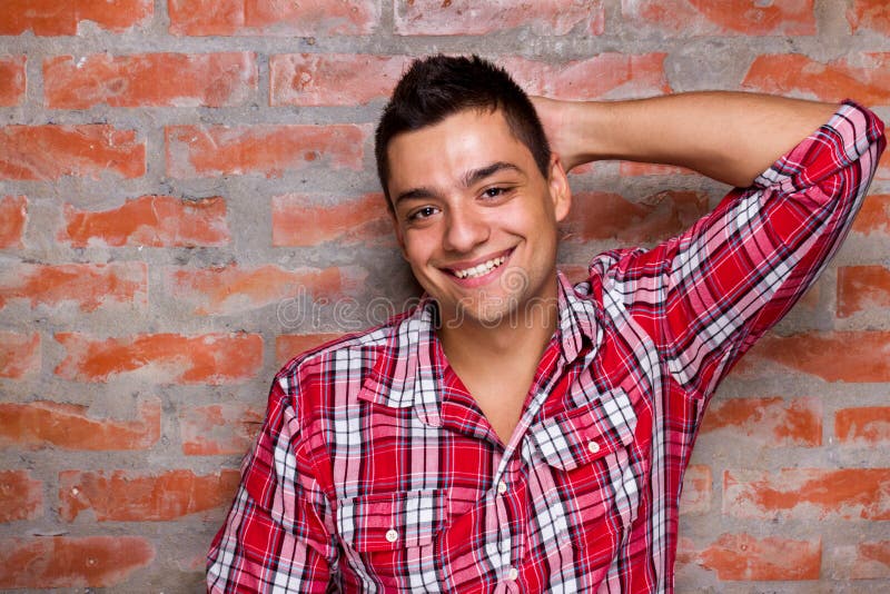 Man smiling stock photo. Image of portrait, look, male - 35850906