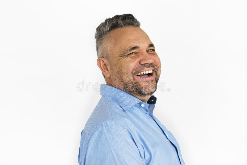 Man Smiling Happiness Portrait Concept Stock Photo - Image of adult ...