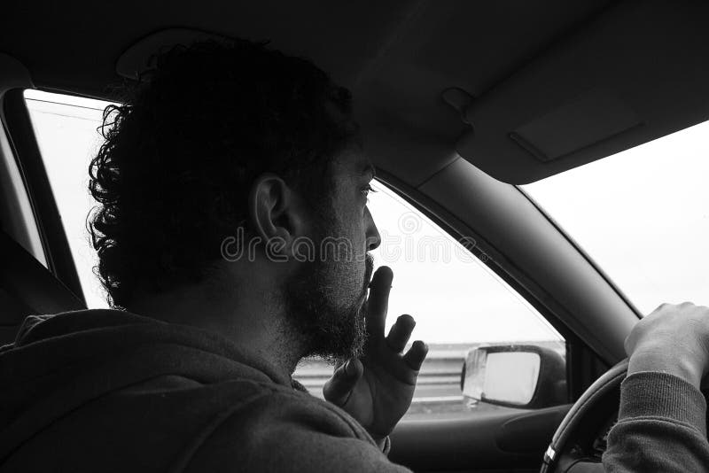 Man smoking driving stock image. Image of caucasian, rich - 89130031