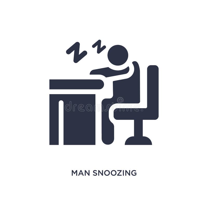 Snooze Icon on White Background. Simple Element Illustration from ...