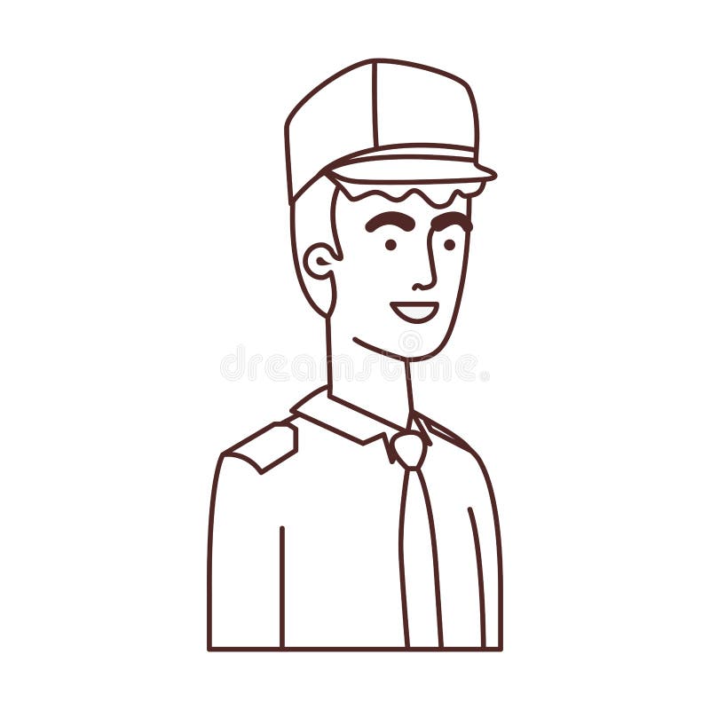 Man Soldier of War Avatar Character Stock Vector - Illustration of ...