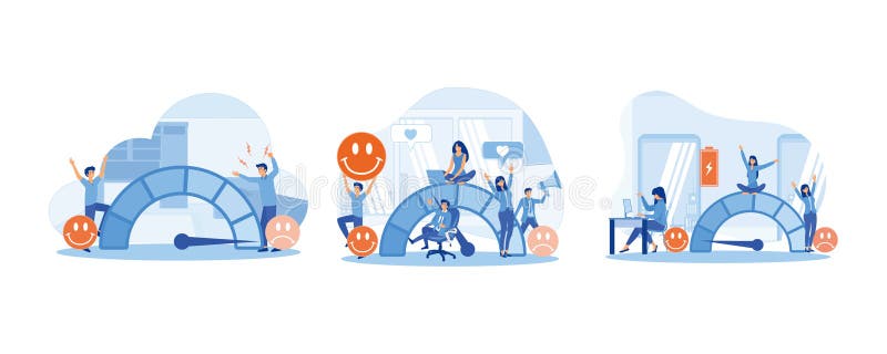 Man Solves Problems and Reduces Psychological Pressure. Customer ...