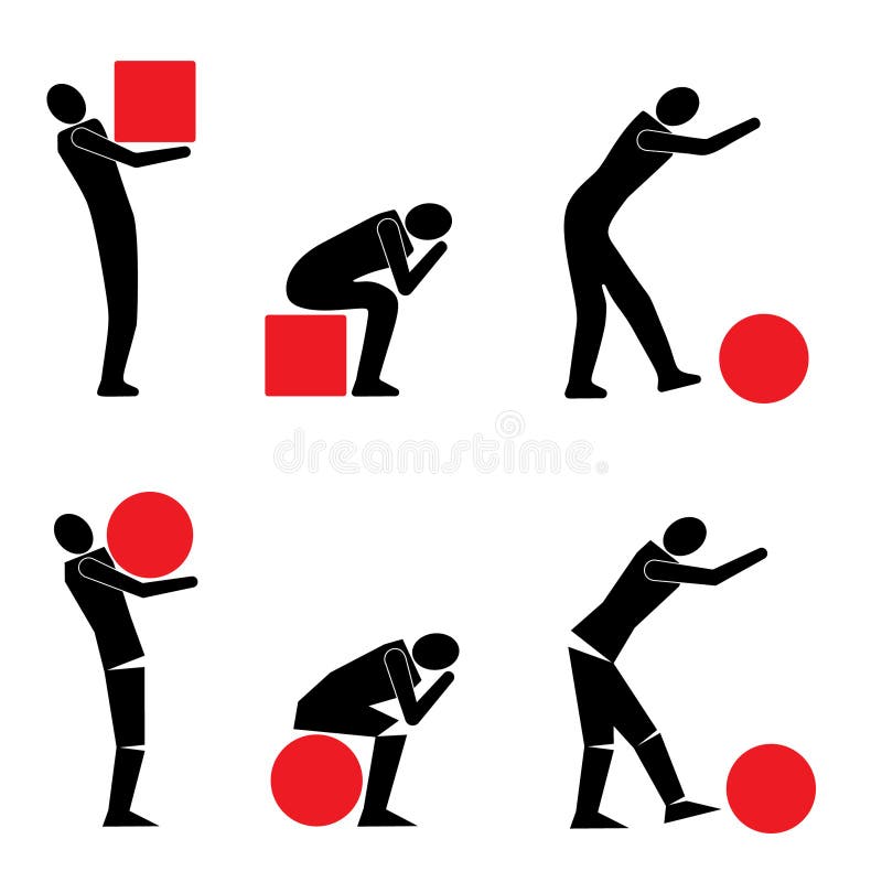 Man solving hard problem stock vector. Illustration of motion - 90259413