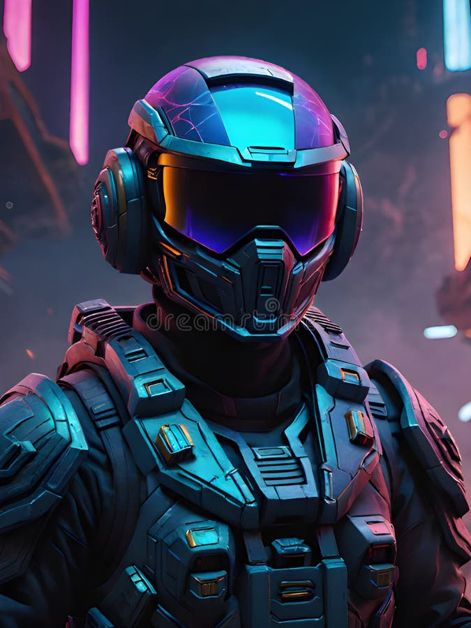 A Man in a Space Suit Standing in Front of a Spaceship Stock ...