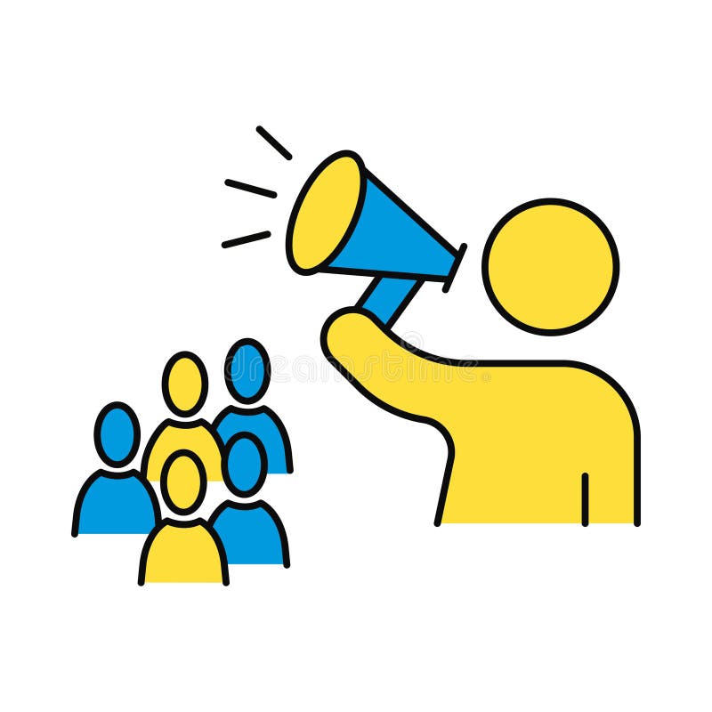 Man, Speaker, Audience, Announcement, Mic, Ads, Announcement Icon Stock ...