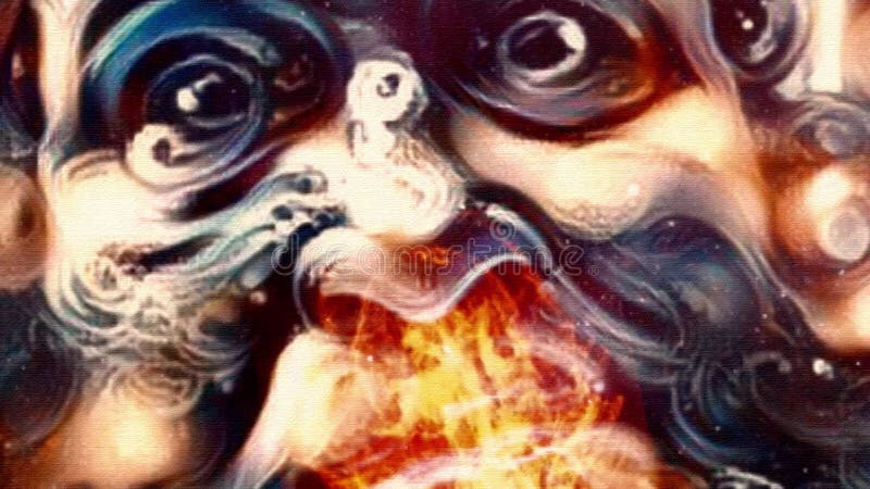 Man spewing flame stock video. Video of graphic, abstract - 191703779