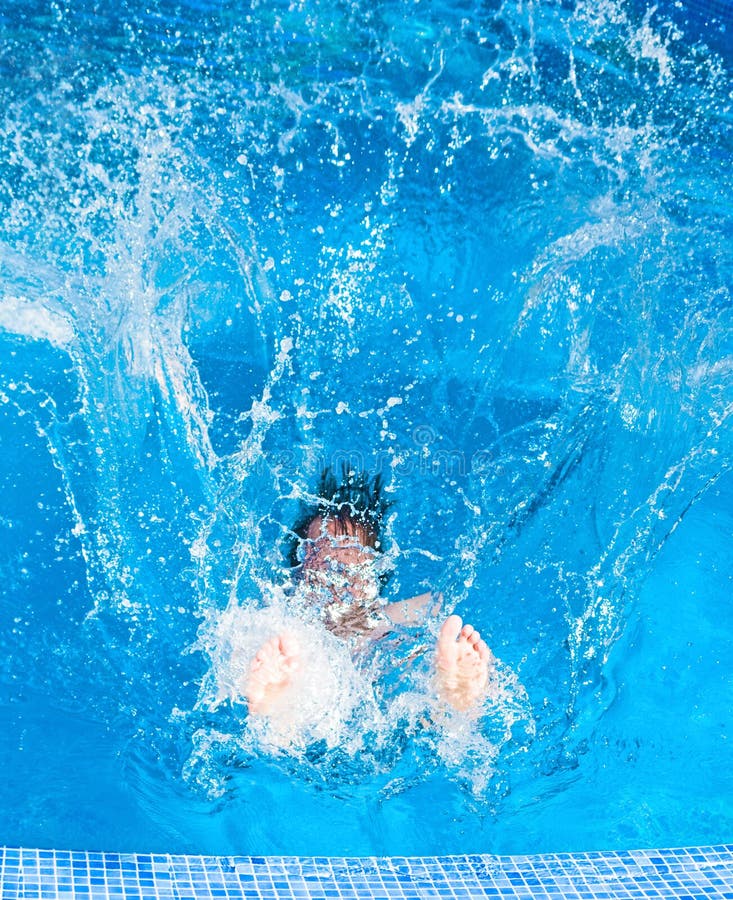 Man splashing stock image. Image of lifestyle, blue, pool - 8673095