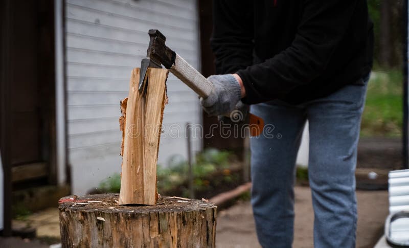 677 Man Splitting Log Stock Photos - Free & Royalty-Free Stock Photos ...
