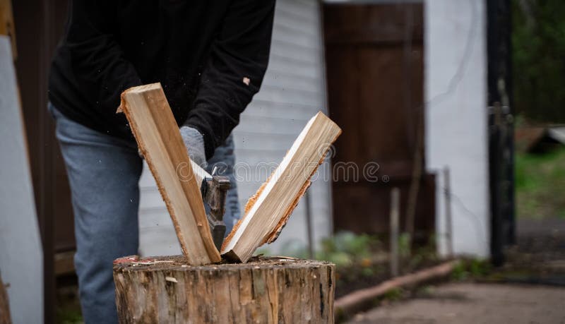 748 Man Splitting Log Stock Photos - Free & Royalty-Free Stock Photos ...