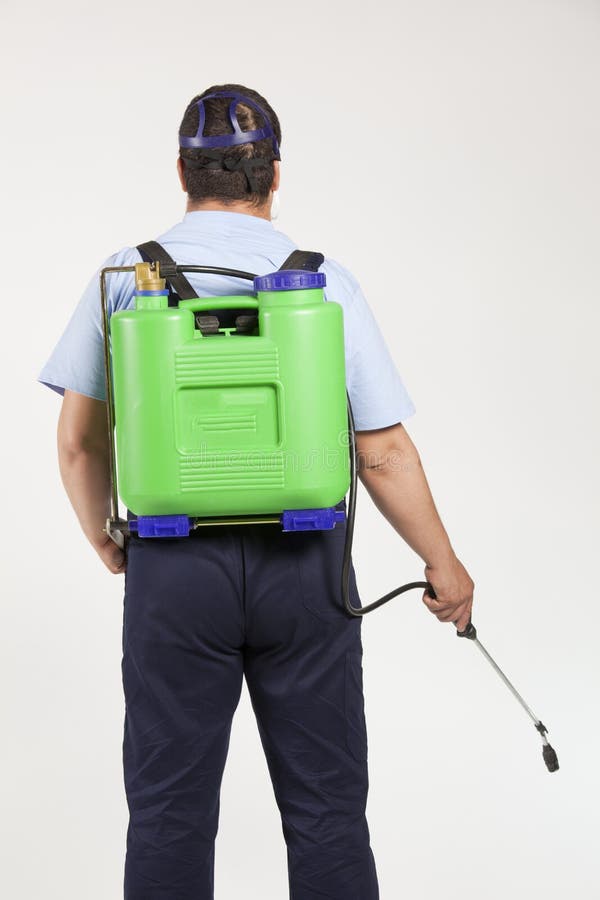 Spraying Insects- Pest Control Stock Photo - Image of gardening ...