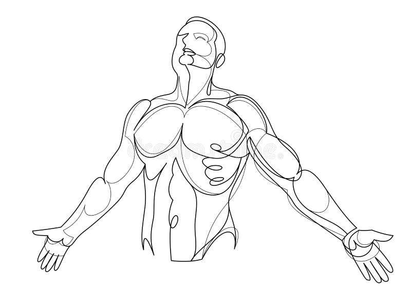 Man with Spread Hands Showing Pose of Freedom Like Feeling that he Can ...