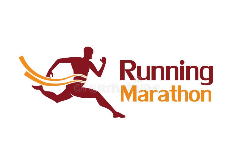 Man Sprint Running To Win Design. Stock Illustration - Illustration of ...