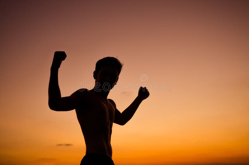 Man Stand Alone on the Beach Stock Photo - Image of dusk, ocean: 73828278