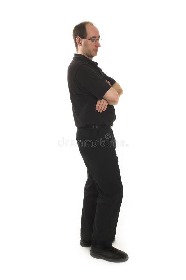 Man standing stock photo. Image of depressed, waiting, standing - 861098