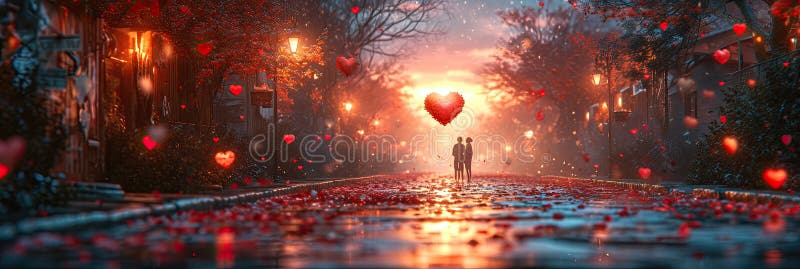 Man Standing Alone on Night Street. Generative AI. Stock Image - Image ... Man Standing Alone on Night Street. Generative AI. Stock Image - Image ...