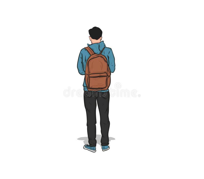Man Standing Back Stock Illustrations – 13,865 Man Standing Back Stock ...