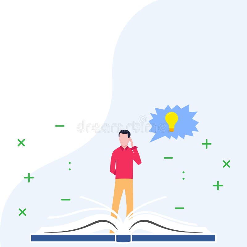 Man Behind Book Stock Illustrations – 352 Man Behind Book Stock ...