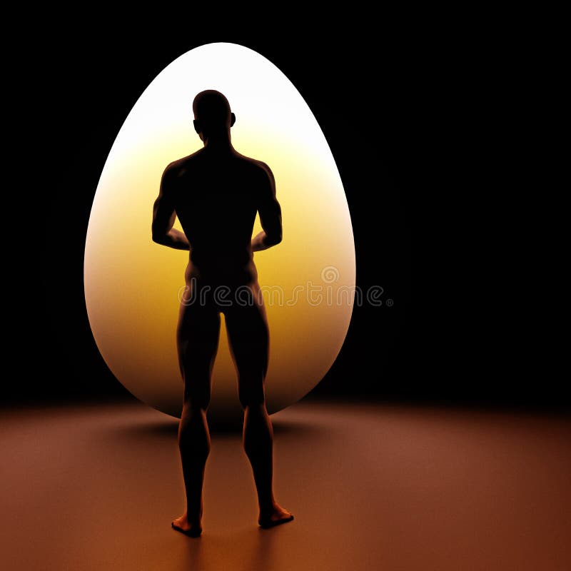 Egg Man 2 stock illustration. Illustration of tradition - 1825687