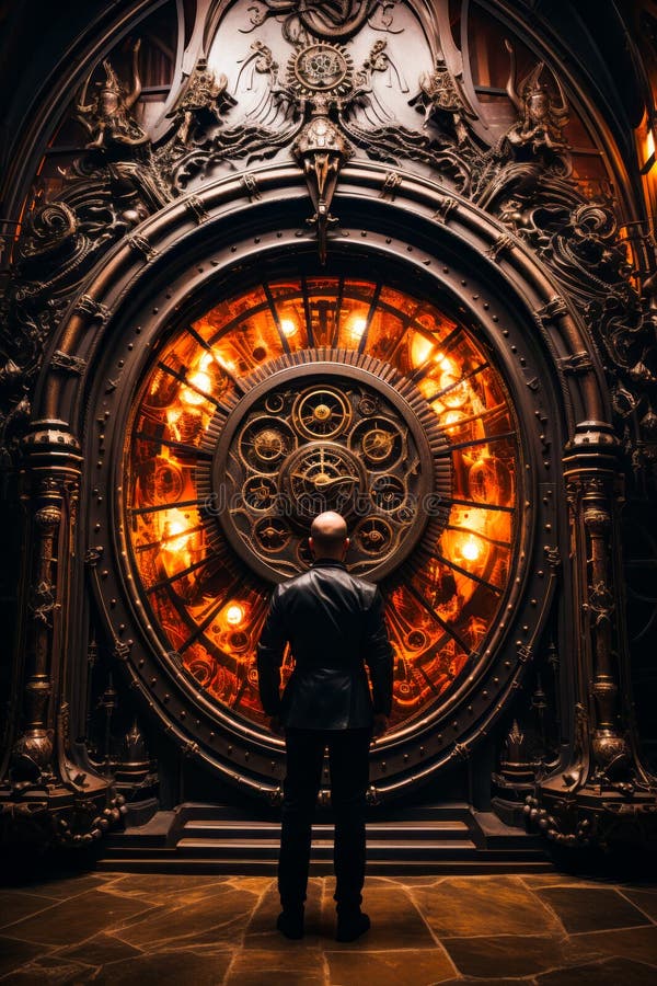 Man Stare Clock Stock Illustrations – 51 Man Stare Clock Stock ...