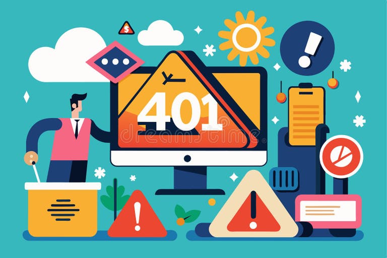 A Man is Standing in Front of a Computer Screen, Focusing on the ...