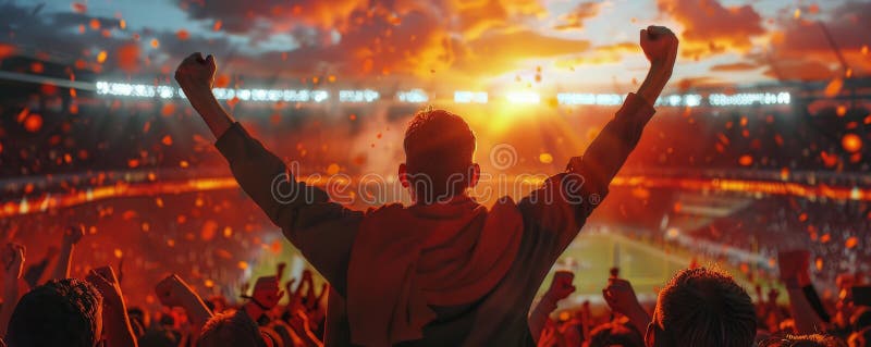 Man Standing in Front of Crowd Stock Photo - Image of gathering ...