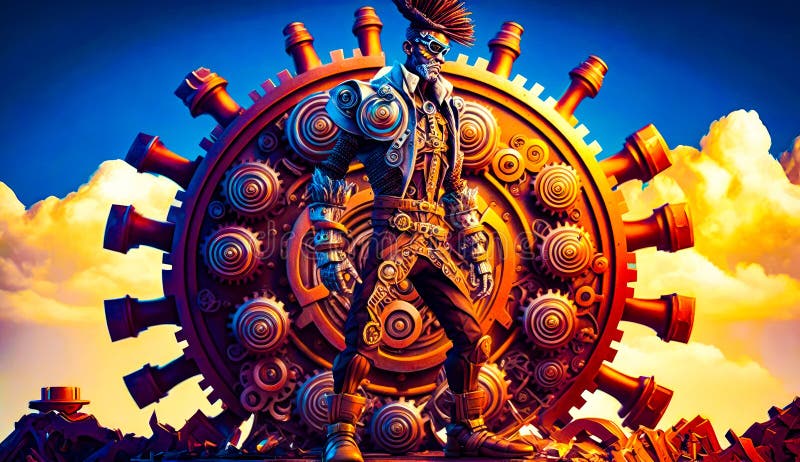 Standing Gears Background Stock Illustrations – 357 Standing Gears ...