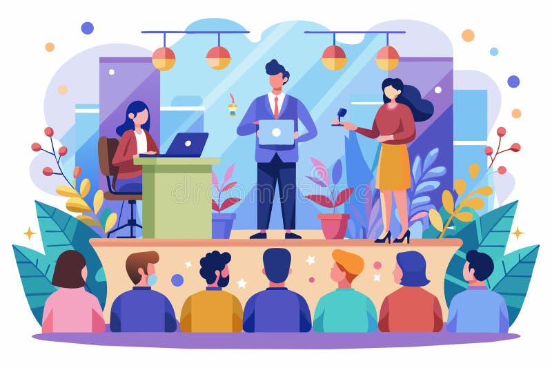 A Man Standing in Front of a Group of Individuals, Speaking ...