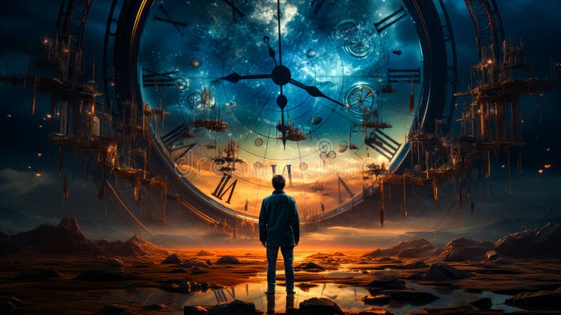 Man Stare Clock Stock Illustrations – 51 Man Stare Clock Stock ...