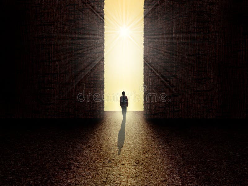 Man Standing In Front Of The Light Stock Illustration - Illustration of ... Man Standing In Front Of The Light Stock Illustration - Illustration of ...