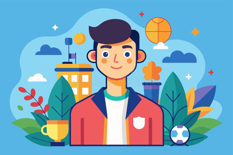 A Man is Standing in Front of a Plain Blue Background, Task ...