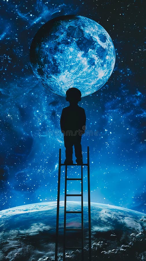 Boy Ladder Sky Stock Illustrations – 187 Boy Ladder Sky Stock ...