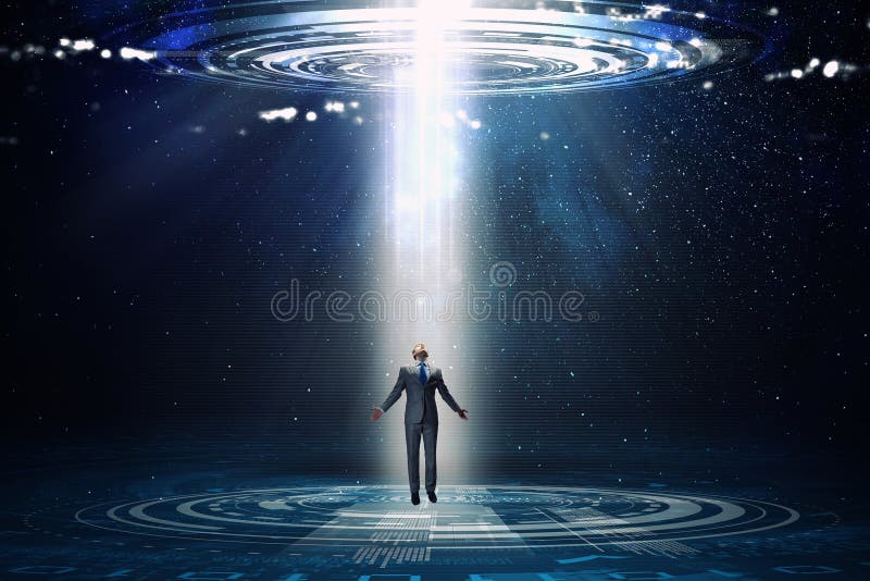 Man standing in light stock image. Image of future, decision - 59651615