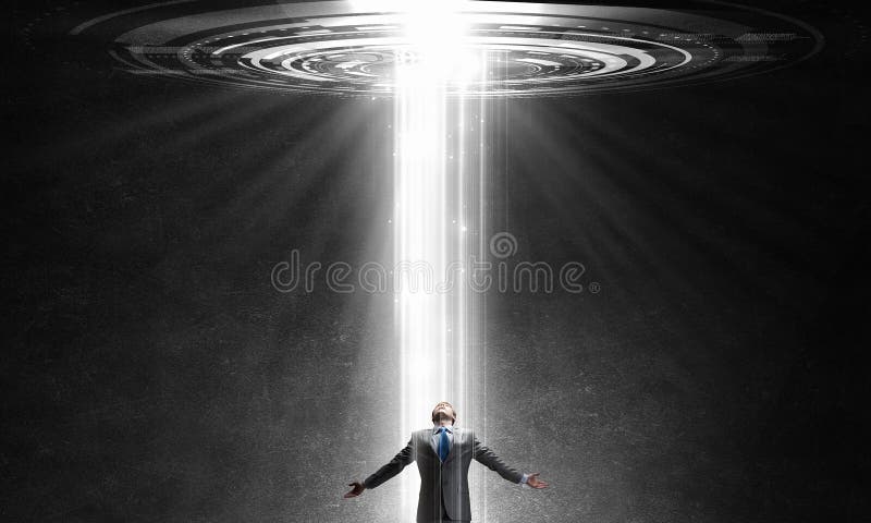Man standing in light stock photo. Image of dark, businessman - 59744640