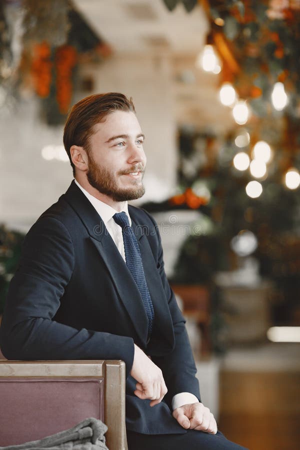 Man Standing at the Office with Documents Stock Image - Image of ...