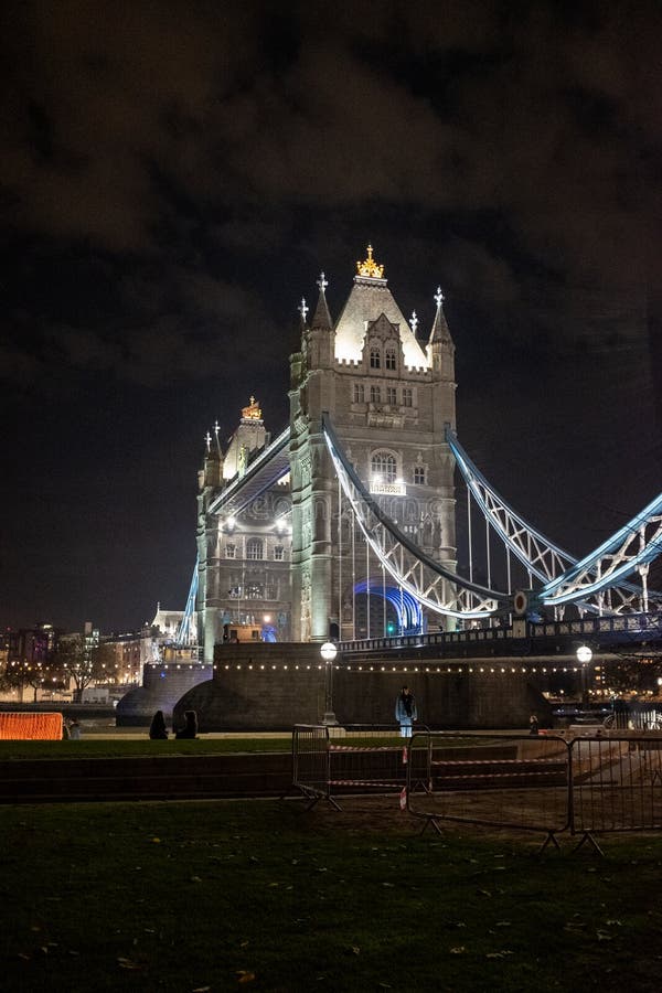 A Man Standing in Front of the London Bridge UK Editorial Stock Image ...