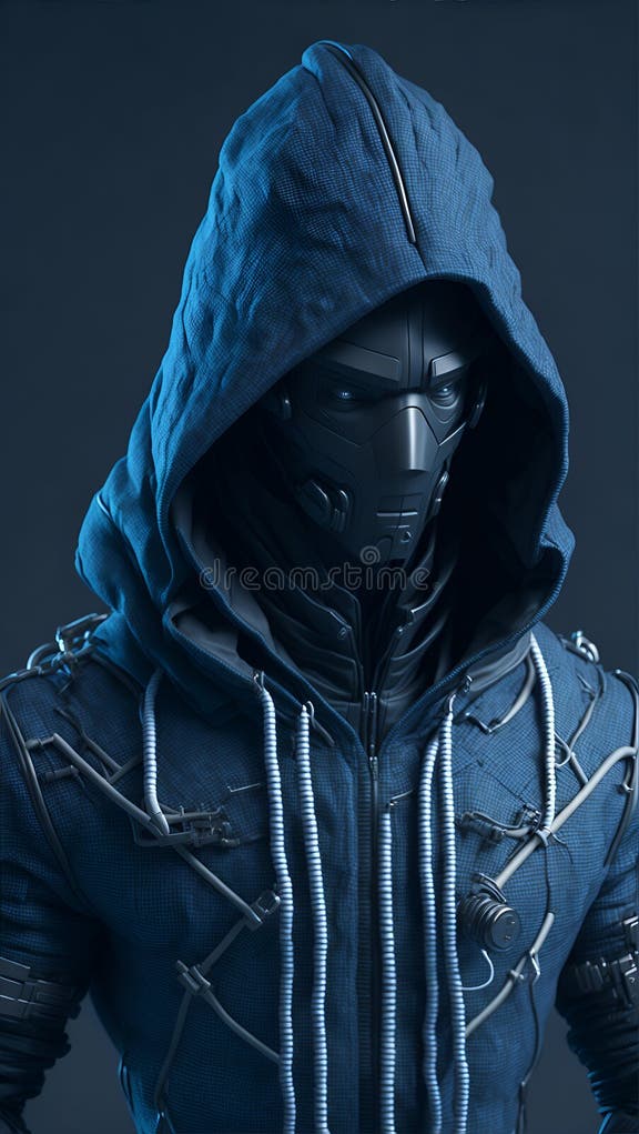 Man Standing Wearing Hood and Job Role is Data Engineer and Experienced ...