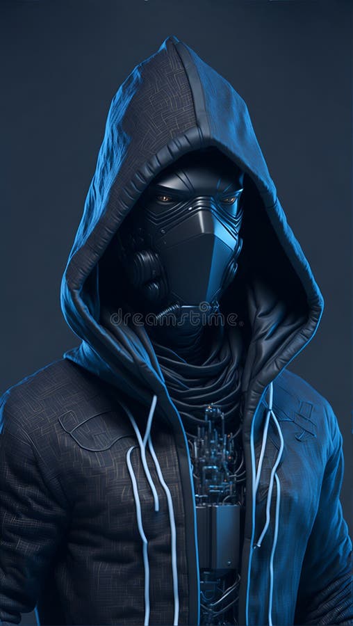 Man Standing Wearing Hood and Job Role is Data Engineer and Experienced ...