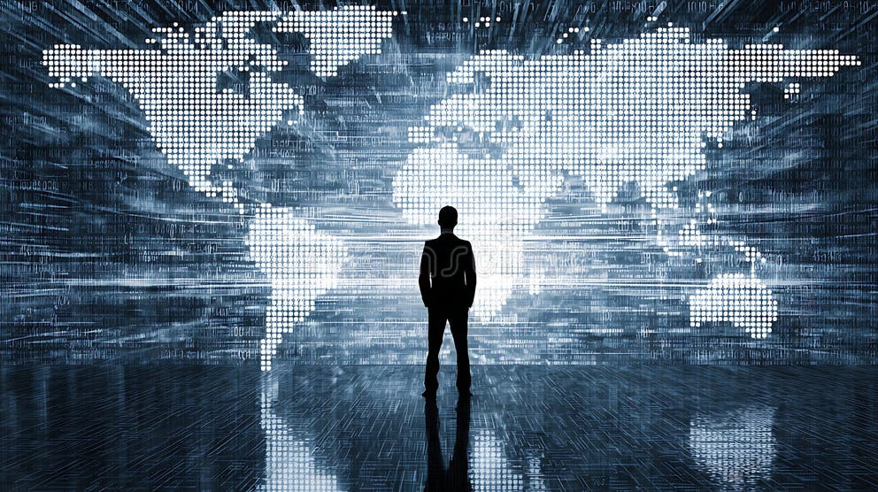 World Map Data Analytics Stock Illustrations – 11,559 World Map Data ...